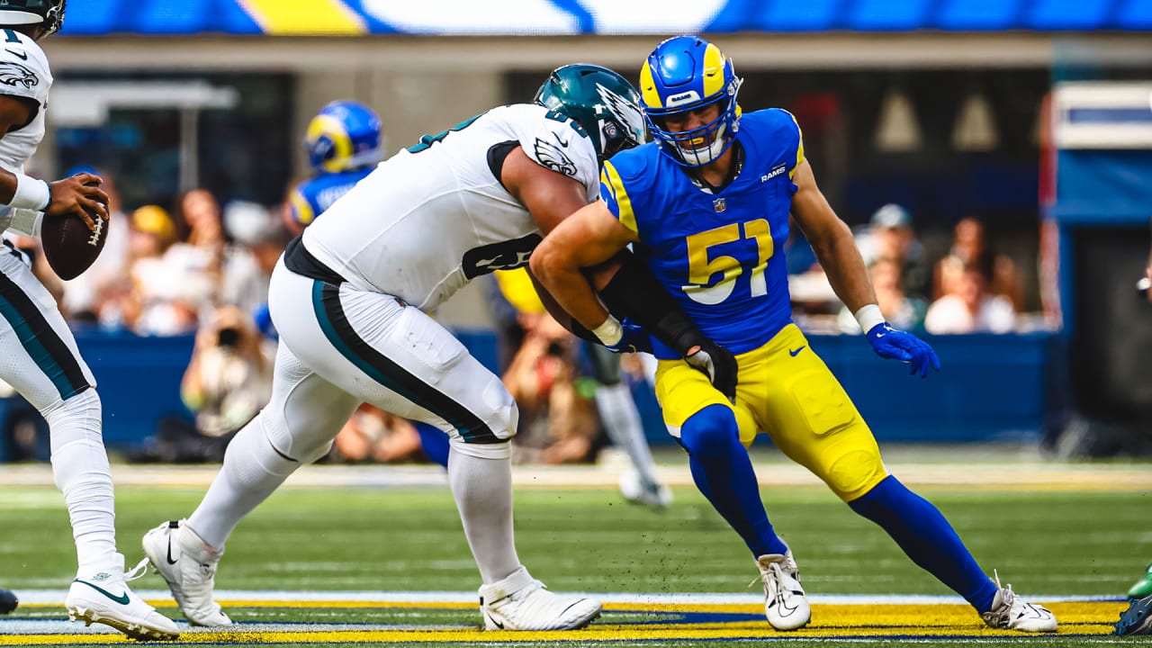 Los Angeles Ram outside linebacker Zach VanValkenburg gets first career ...
