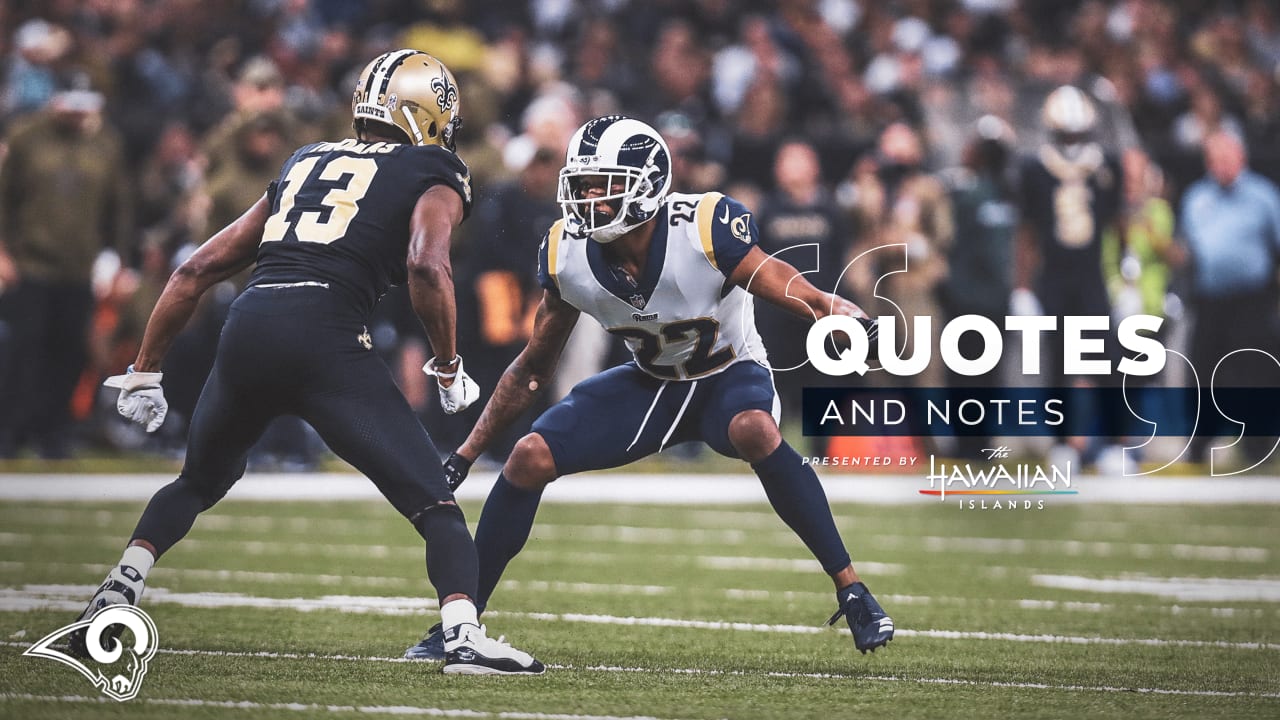 Quotes & Notes 1/16: Rams focusing on Thomas, Kamara and Ingram as ...