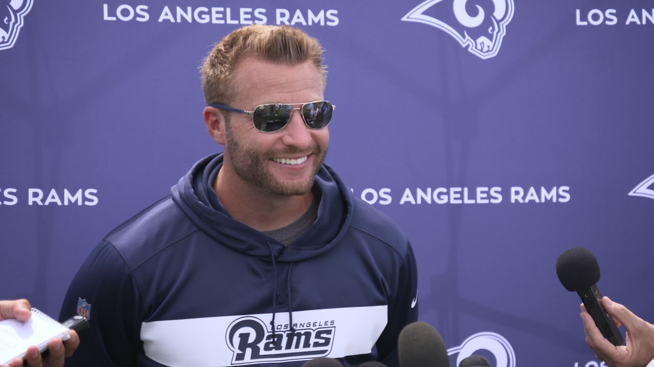 McVay as team wraps up the final day of camp: "We are still in camp mode"