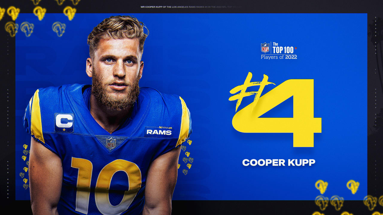 Rams wide receiver Cooper Kupp is No. 4 on NFL Top 100
