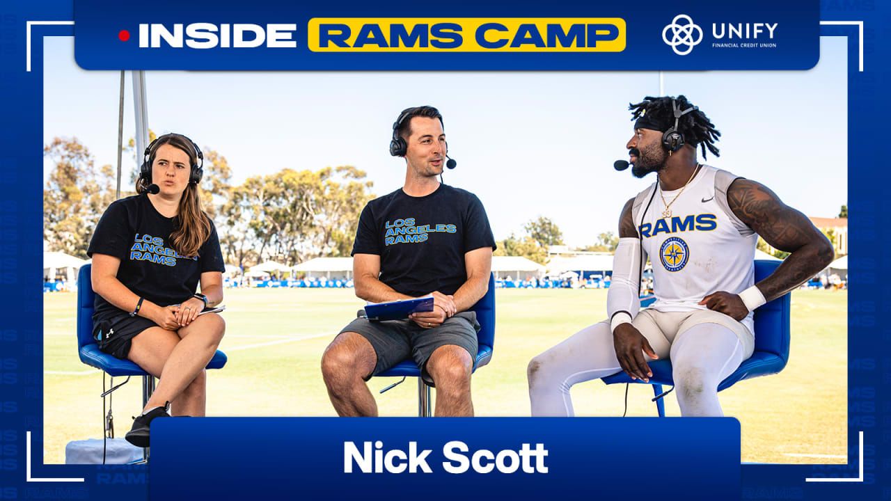 Los Angeles Rams DB Nick Scott On Inside Rams Camp | 2022 Rams Training ...
