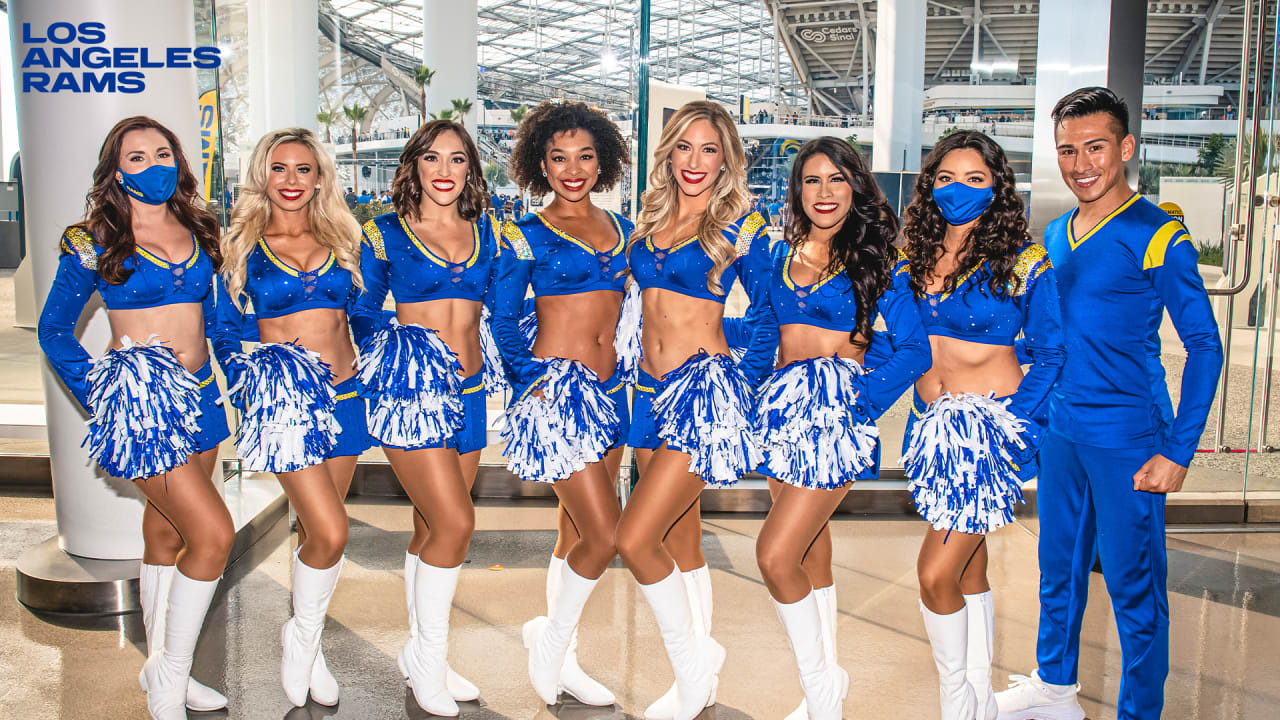 PHOTOS: Rams Cheerleaders at SoFi Stadium for Rams 2021 season opener ...