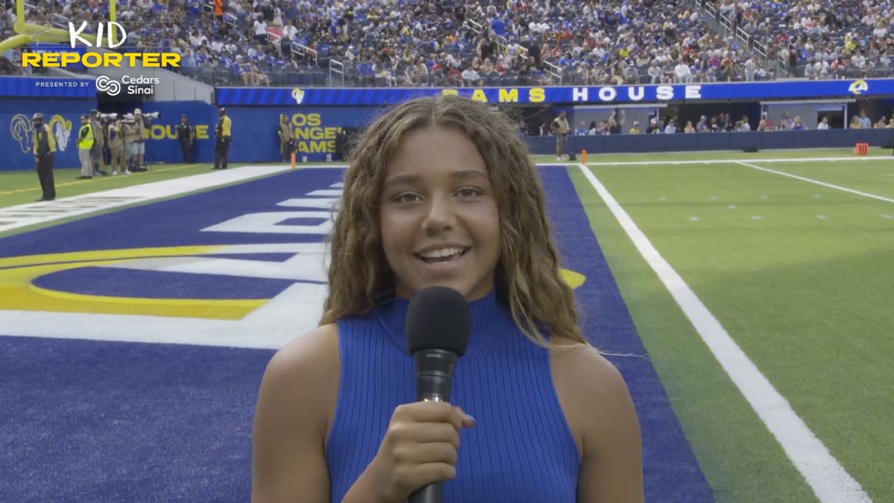 Cedars-Sinai Kid Reporter Makena Cook: How do Los Angeles Rams players ...