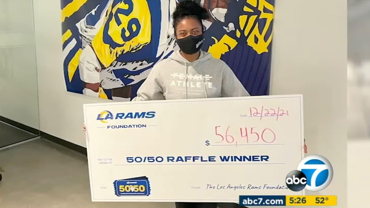 ABC7 Eyewitness News: Inglewood family's $56,000 win from Rams 50/50 ...