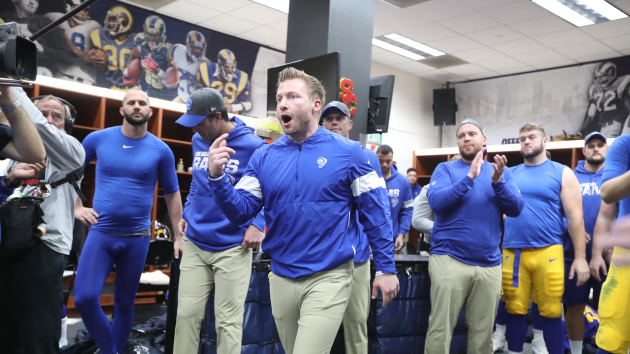 What Sean McVay told Rams locker room after win over Cardinals | Rams ...