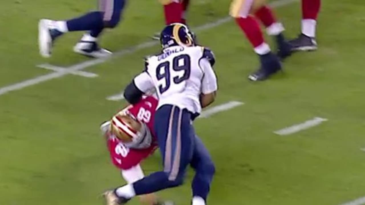 Where does Aaron Donald rank among elite pass rushers?