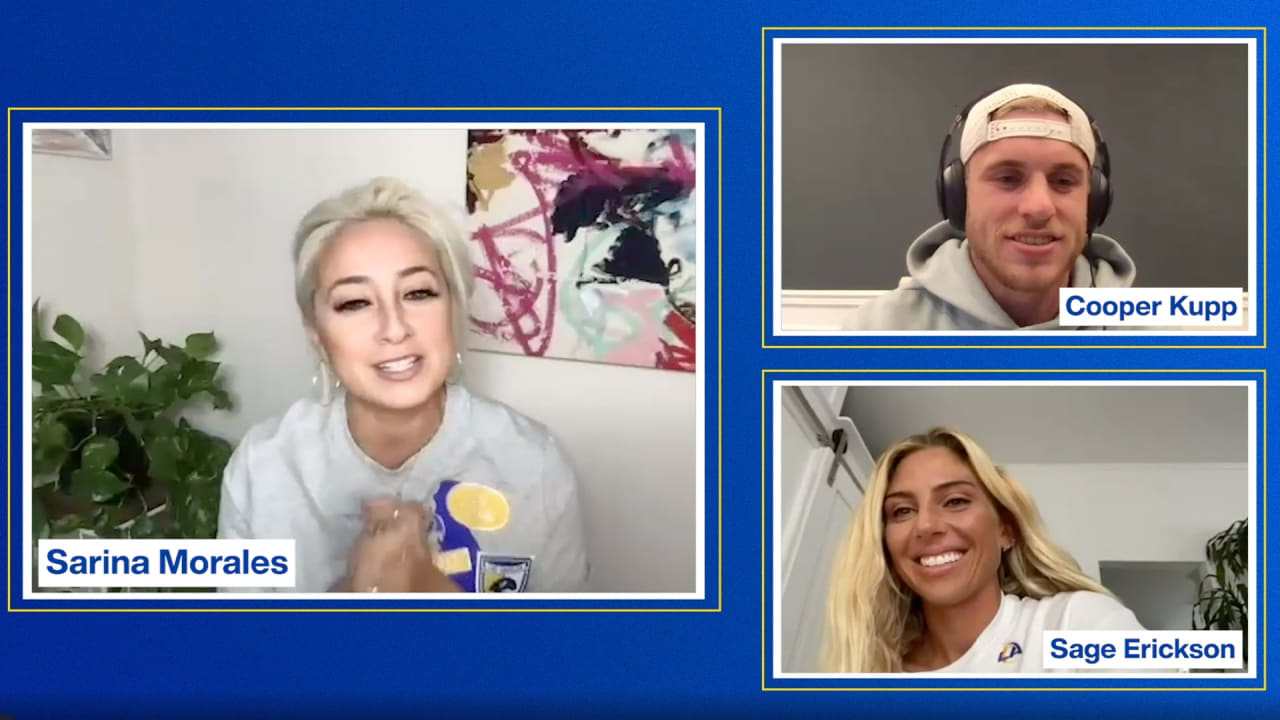 Cooper Kupp and Sage Erickson learn about SoFi Stadium's sustainability ...