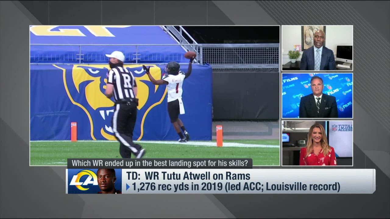 Terrell Davis: Tutu Atwell to Rams is best WR landing spot of '21 draft