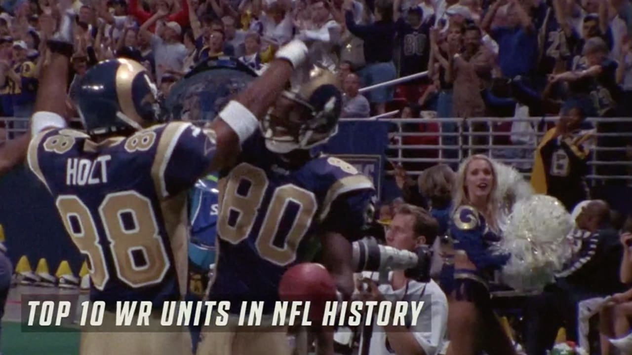 2000 Rams wide receivers named greatest WR group in NFL history