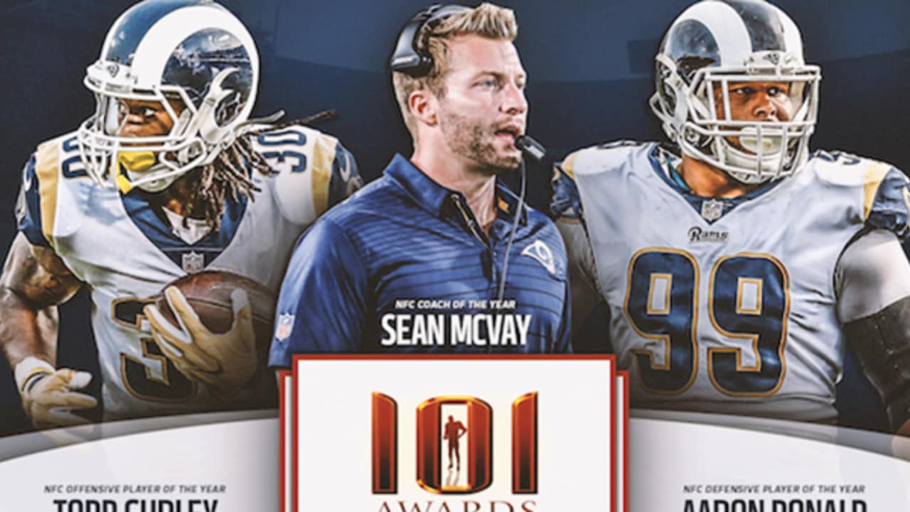Los Angeles Rams Sweep All Three of Conference's NFL 101 Award Categories