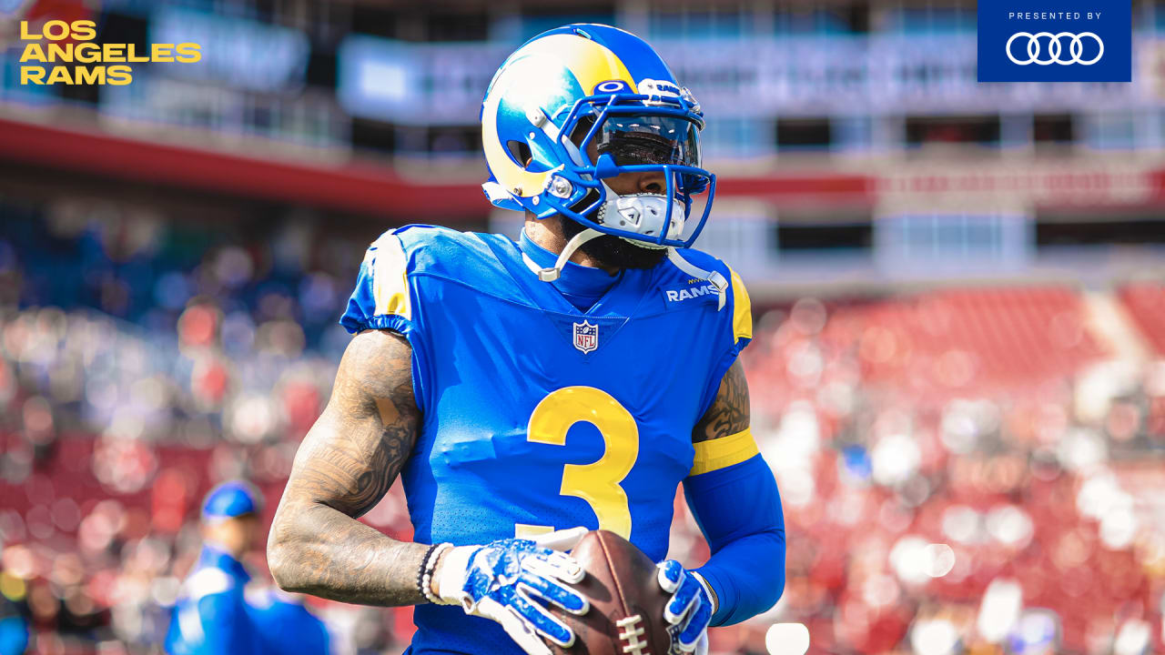 PREGAME PHOTOS: Rams warm up on the field for Divisional matchup ...