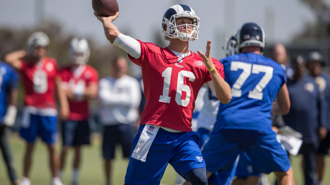 Goff Encouraged, More Confident after Performance vs. Oakland