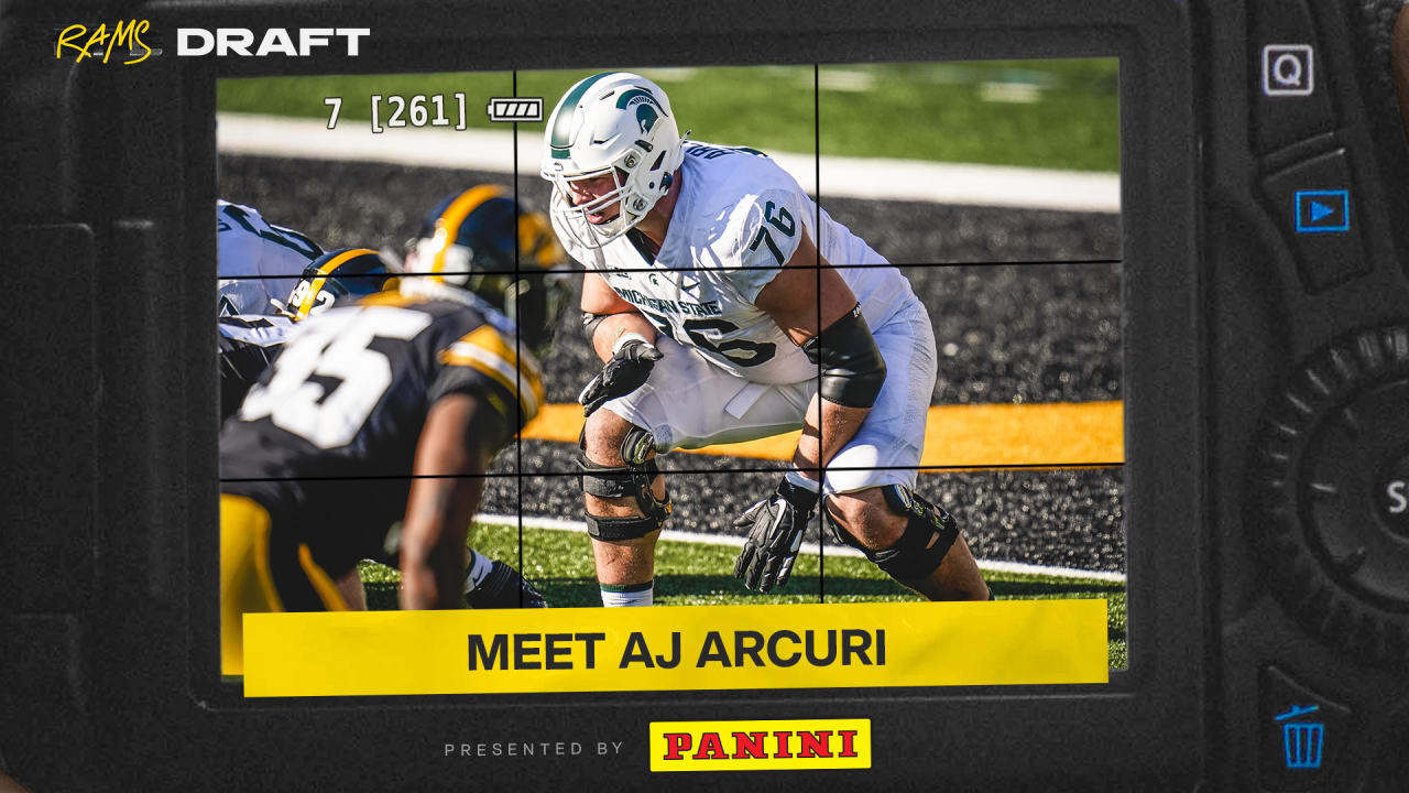 PHOTOS: Meet new Rams OL AJ Arcuri | 2022 NFL Draft