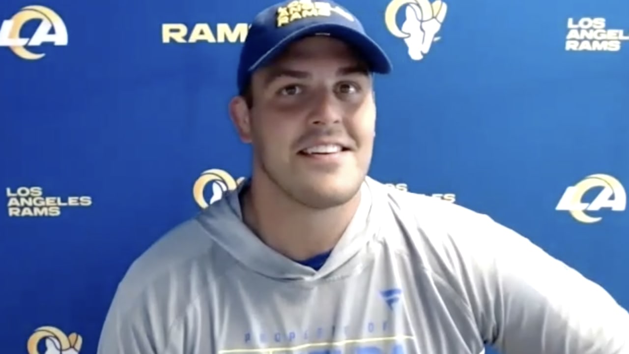 Austin Blythe talks Jared Goff's leadership, offensive line depth and ...
