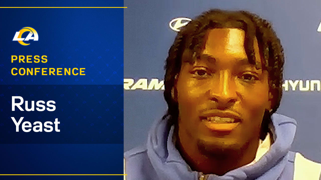 Los Angeles Rams Press Conference | Russ Yeast on Rams' secondary so ...