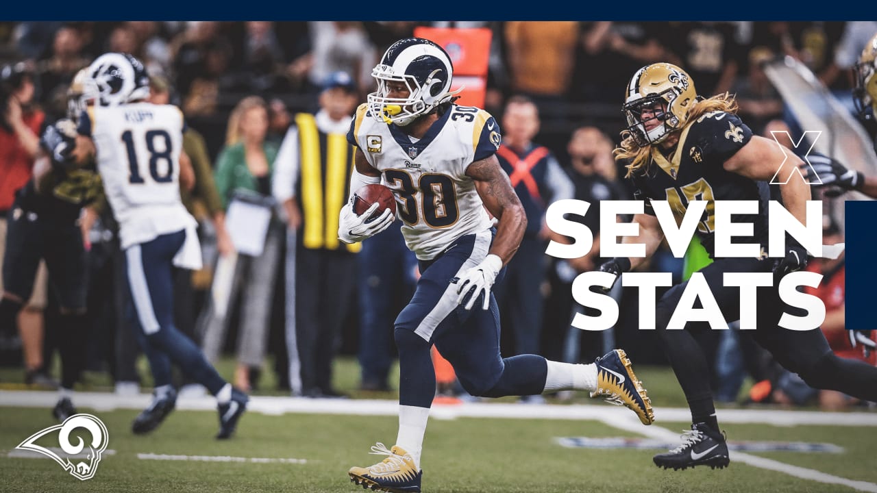 Seven Stats: Rams Lose for First Time in New Orleans
