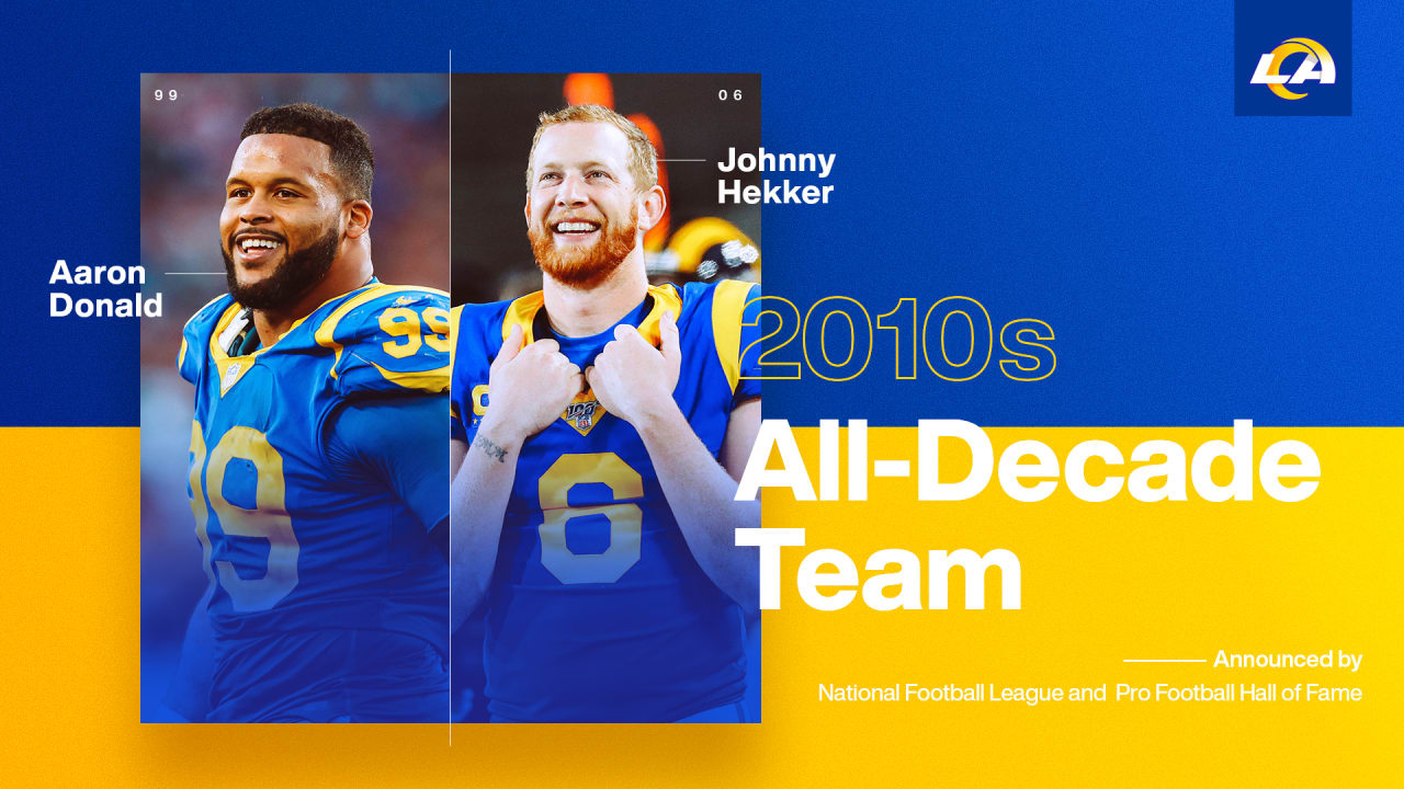 DT Aaron Donald, P Johnny Hekker land on NFL's All-Decade Team