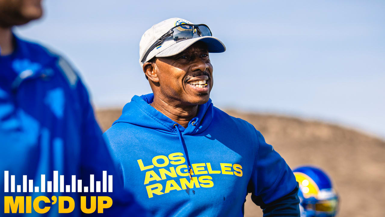 Los Angeles Rams Mic'd Up | Wide Receivers Coach Eric Yarber Mic’d Up ...
