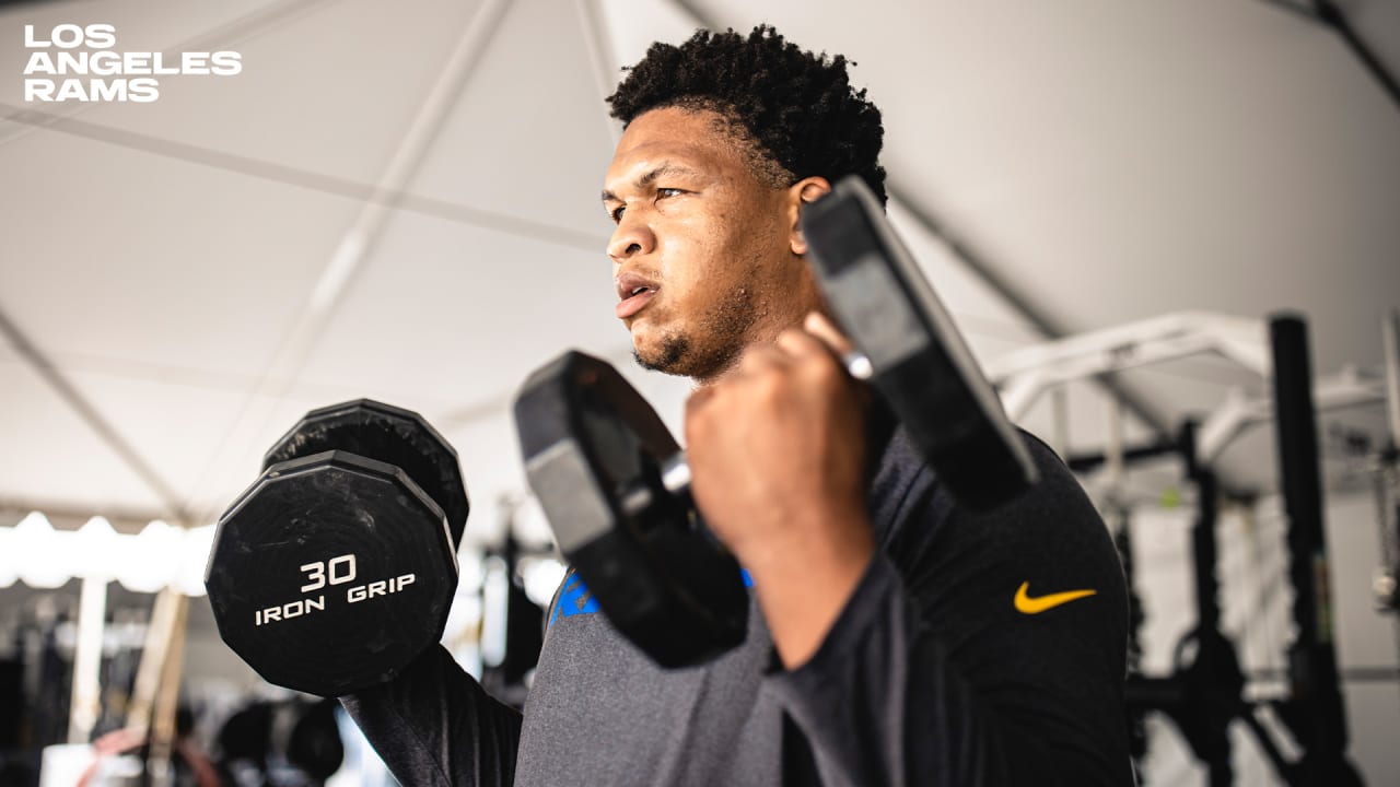 PHOTOS: Rams rookies hit the workout room ahead of 2021 Training Camp