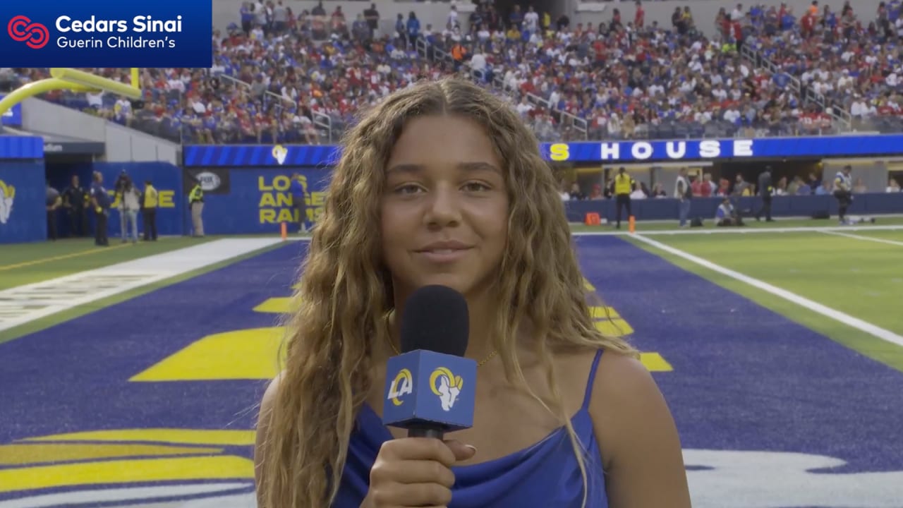 Cedars-Sinai Kid Reporter Makena Cook: How much can Rams TE Tyler ...