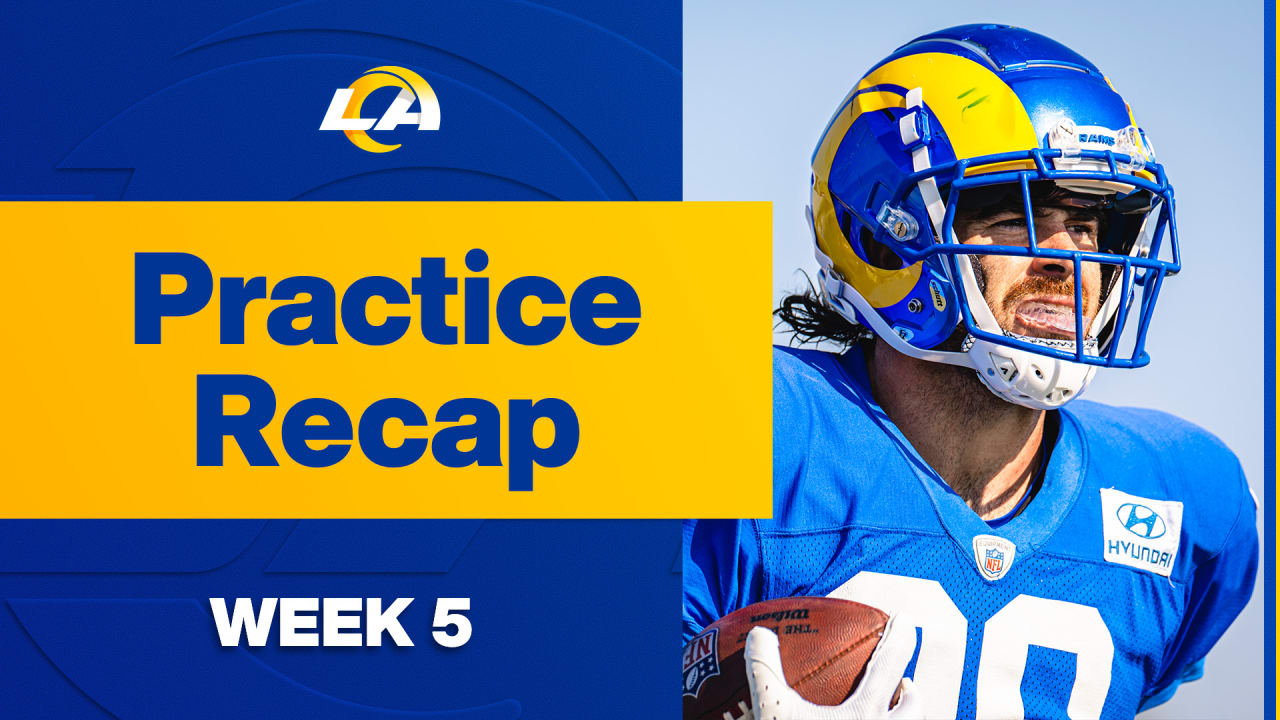 Los Angeles Rams Practice Recap: Week 5 | Trusting the preparation