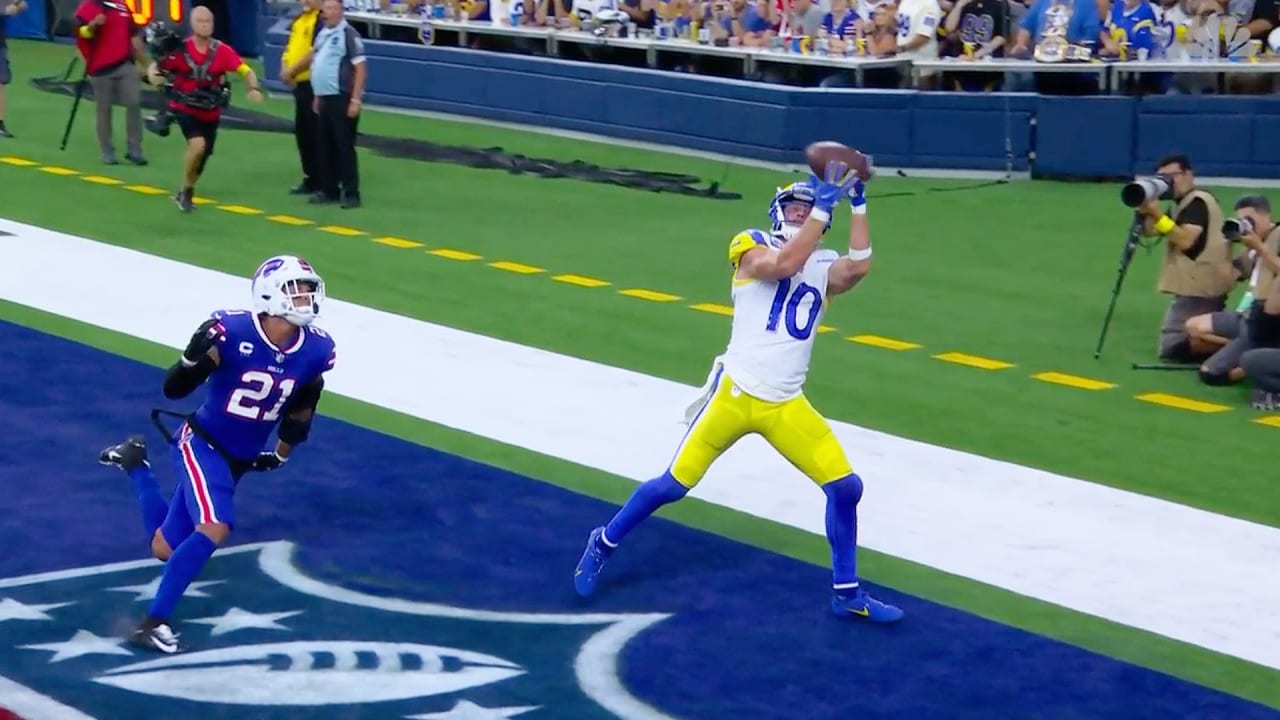 Los Angeles Rams wide receiver Cooper Kupp toe-tap touchdown | Week 1 ...