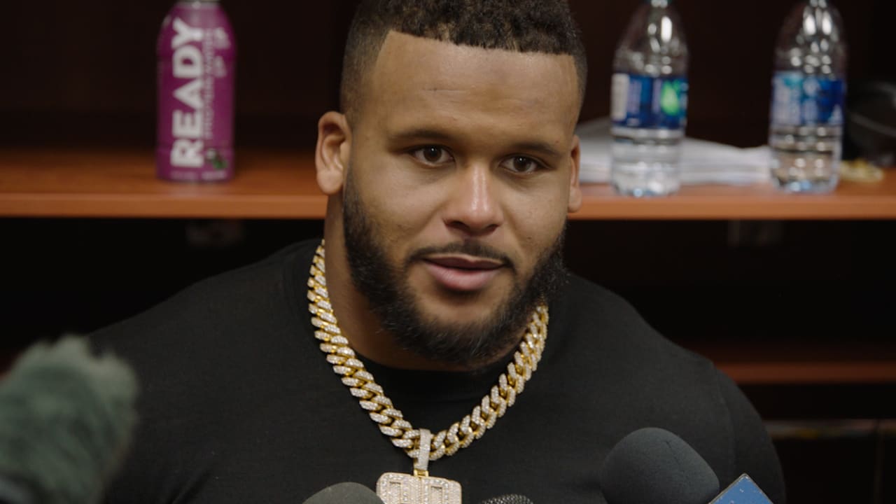 Aaron Donald on the team's mindset: "We've just got to keep winning"