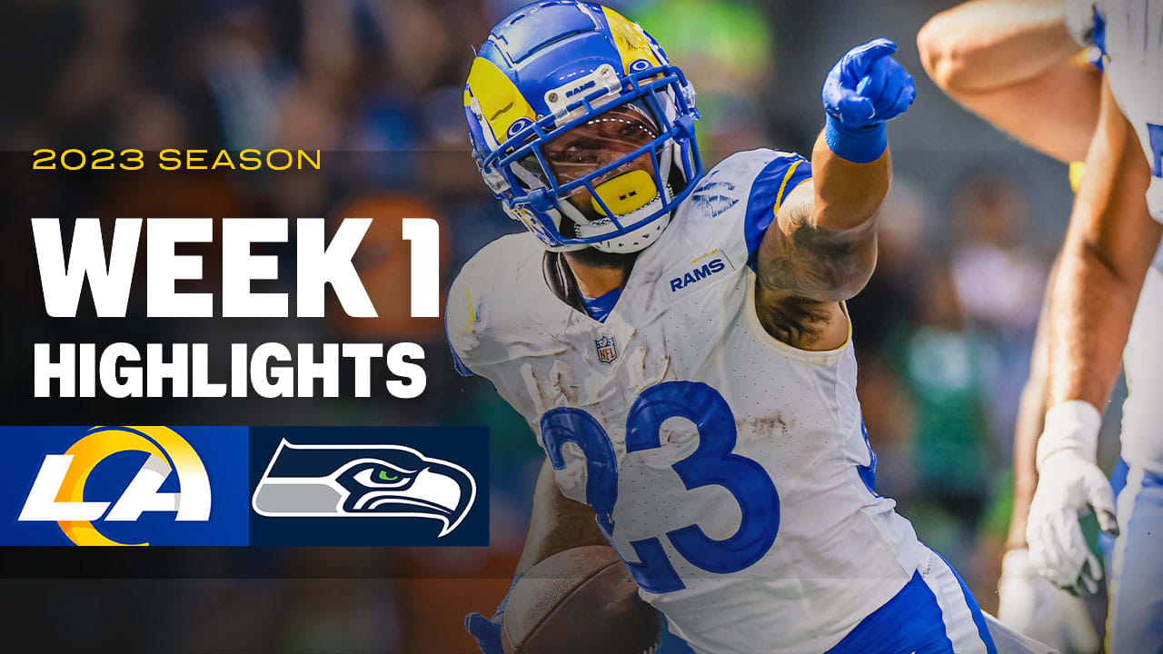 Highlights: Los Angeles Rams top plays in Week 1 win vs. Seahawks ...