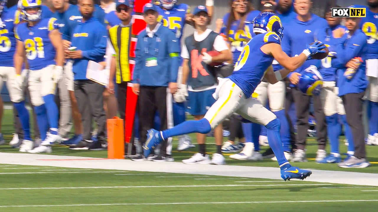 Los Angeles Rams wide receiver Cooper Kupp's toe-drag catch picks up 24 ...