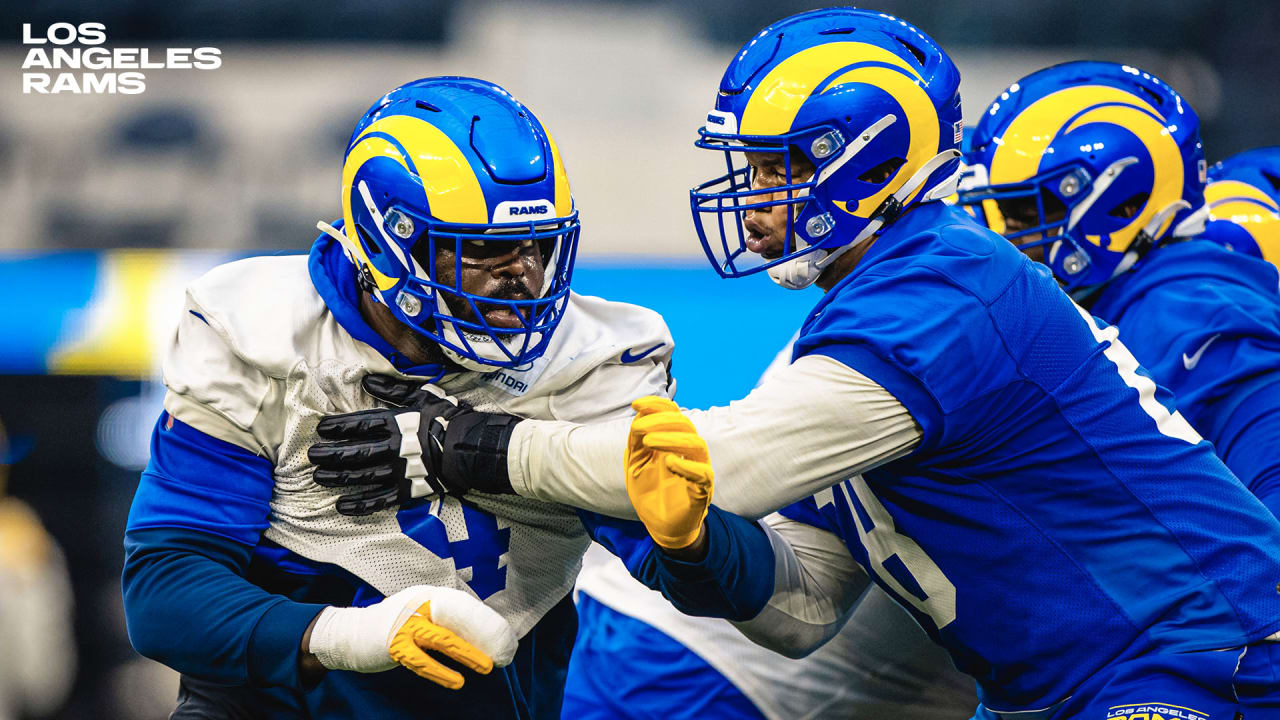 PRACTICE PHOTOS: Rams practice indoors at SoFi Stadium ahead of ...