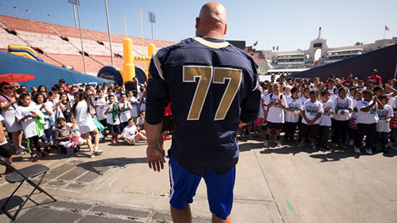Rams Host Play 60 Character Camp at Coliseum