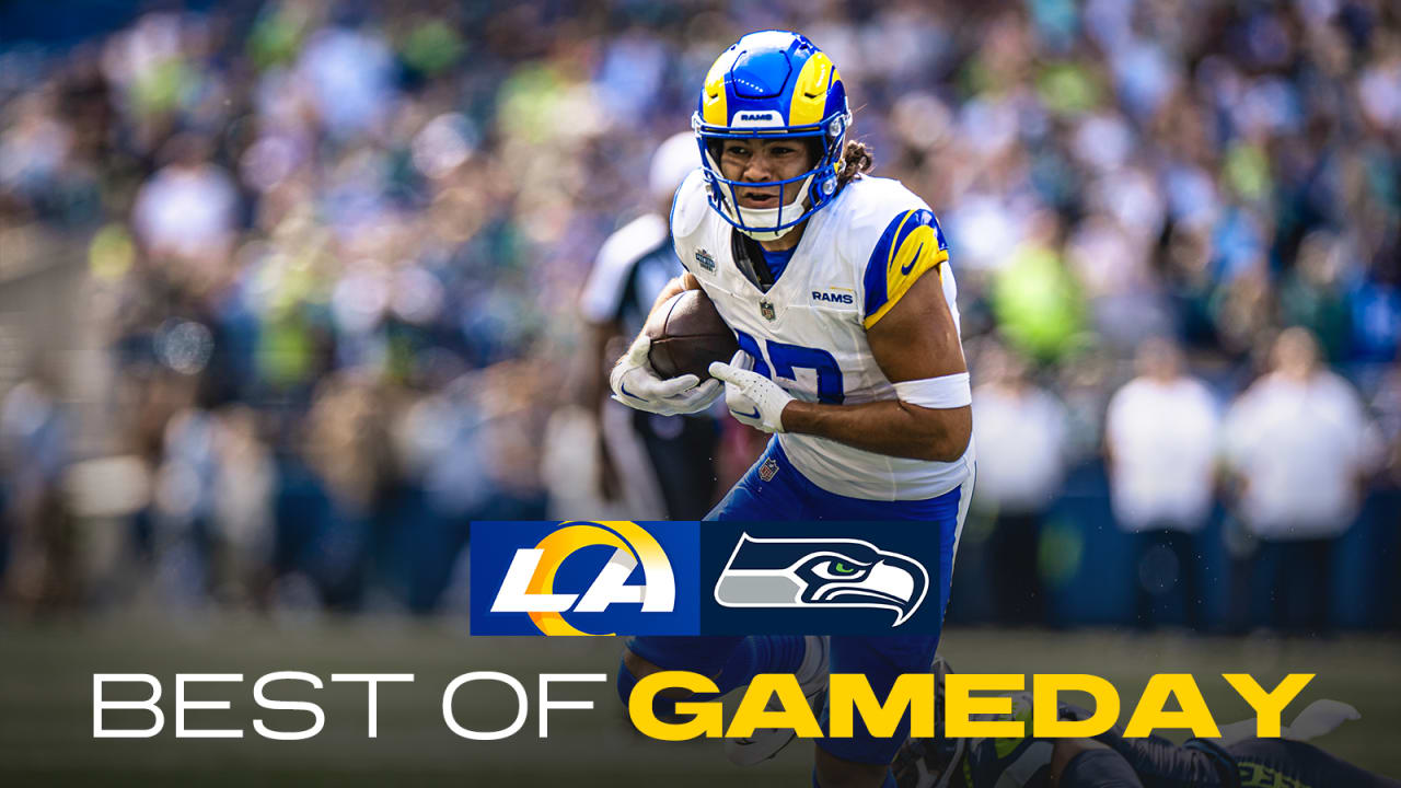 BEST PHOTOS: Aaron Donald's sack on Geno Smith, Kyren Williams' two ...