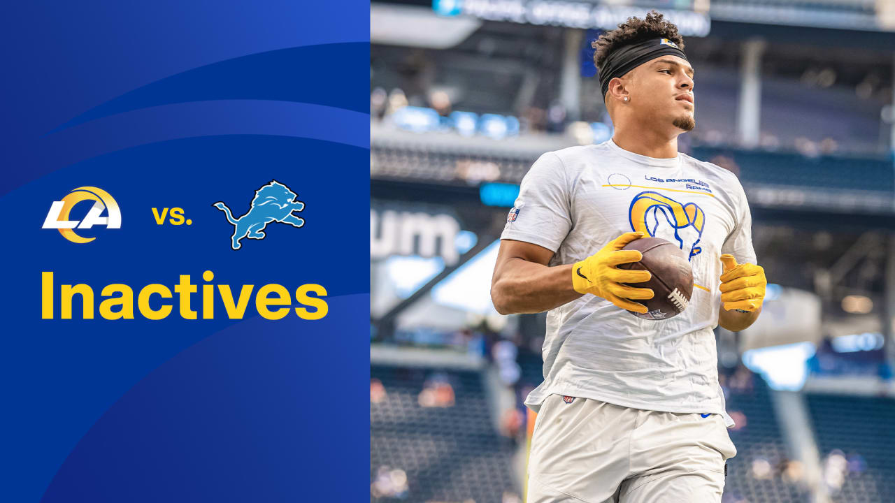 Rams running back Sony Michel and tight end Kendall Blanton active ...