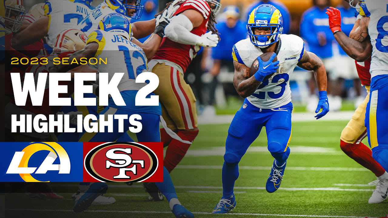 HIGHLIGHTS: Los Angeles Rams' top plays vs. 49ers in Week 2 | running ...