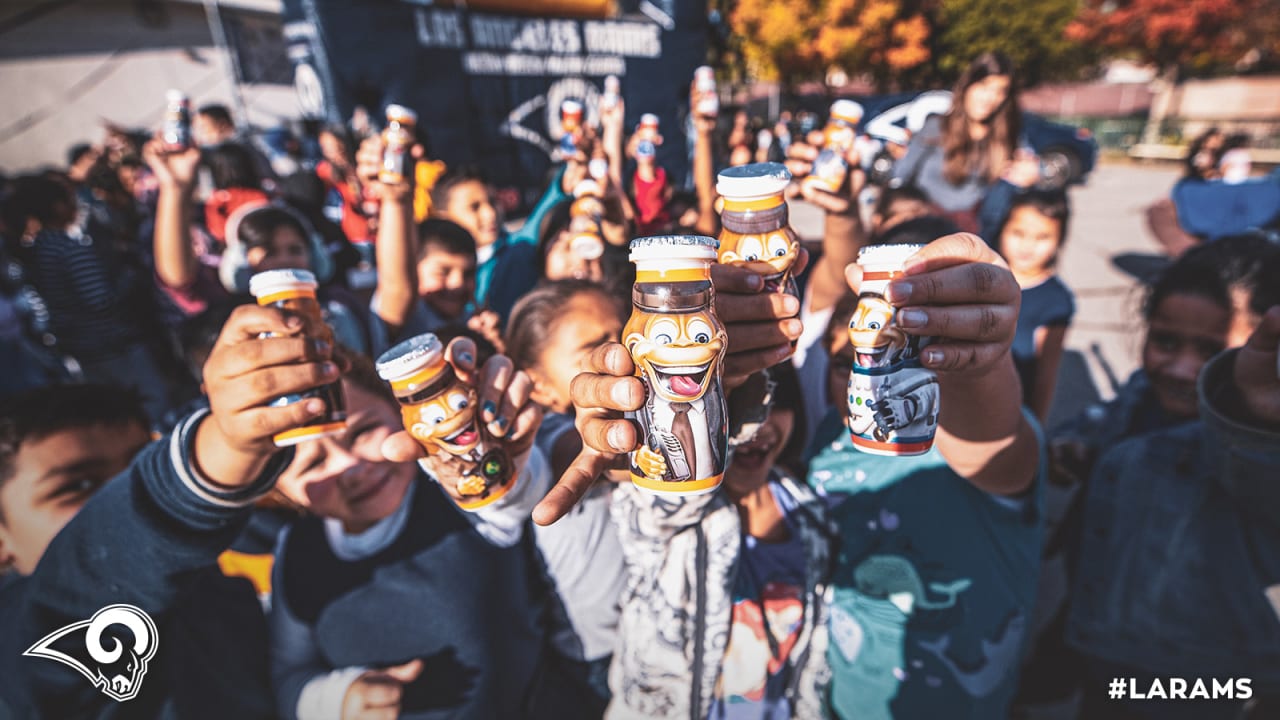 PHOTOS: Rams PLAY 60 at City Terrace Elementary School with Danimals