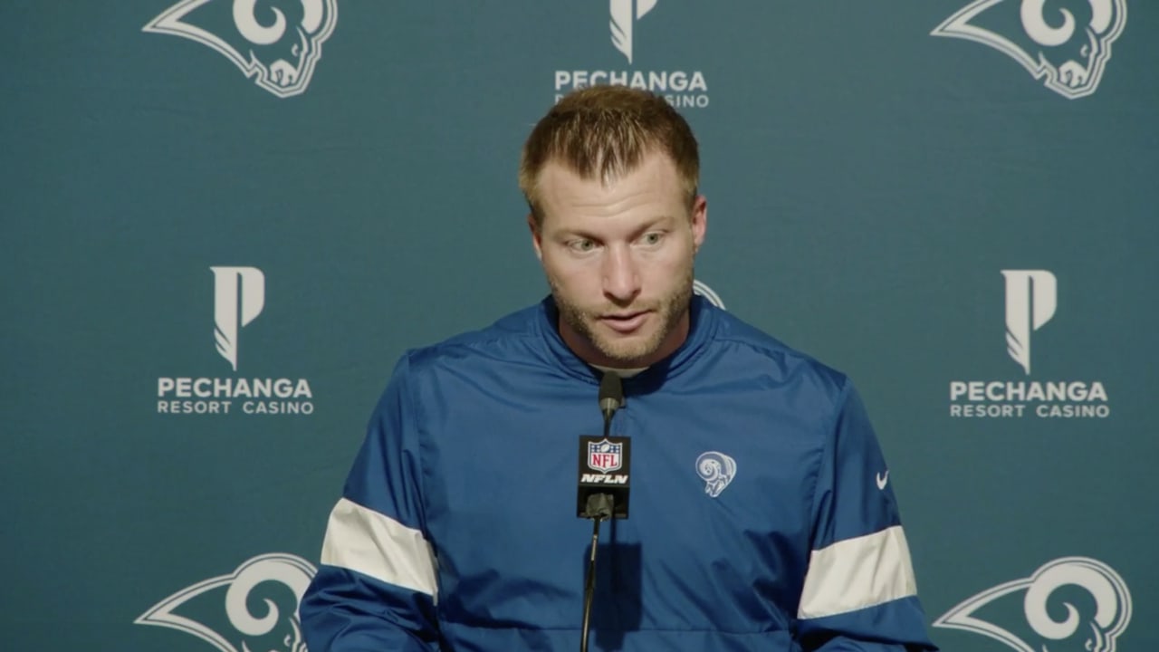Sean McVay: "We're going to do everything we can to finish off this ...
