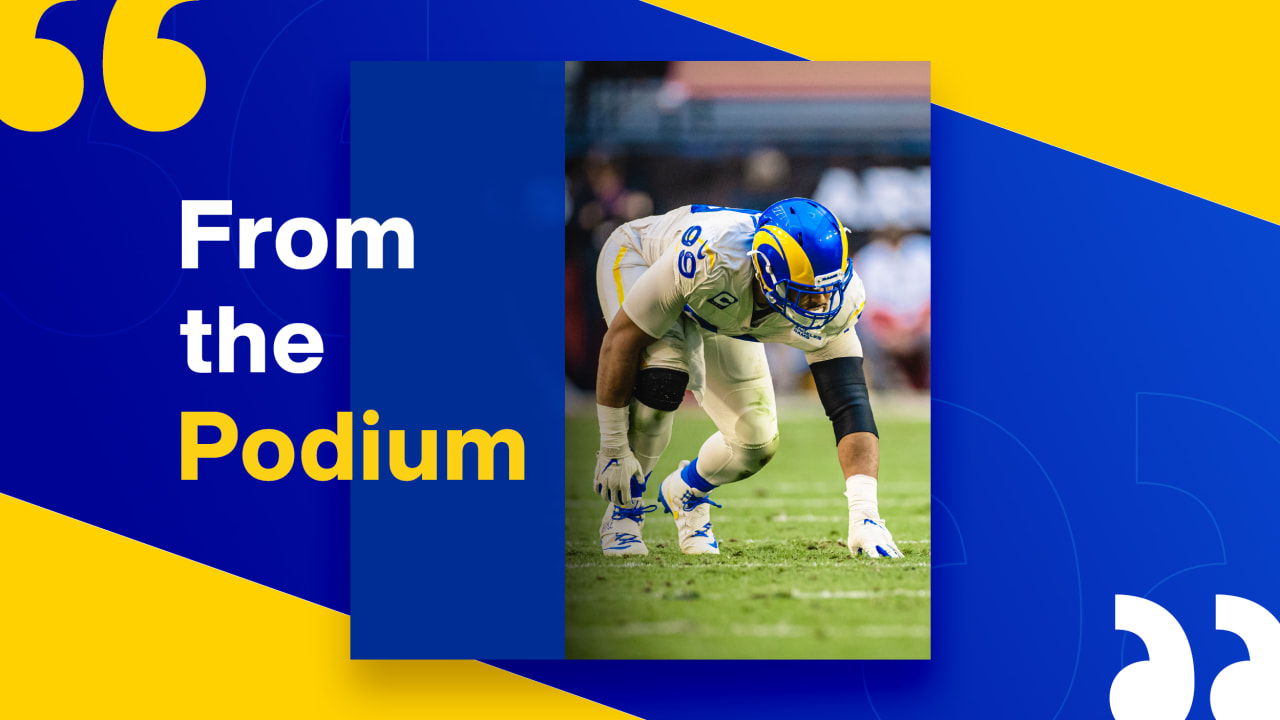 From the Podium: Rams preview Thursday Night Football vs. Patriots