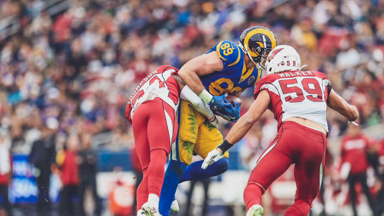 Tyler Higbee gashes Cards' D with double move for 22-yard catch and run