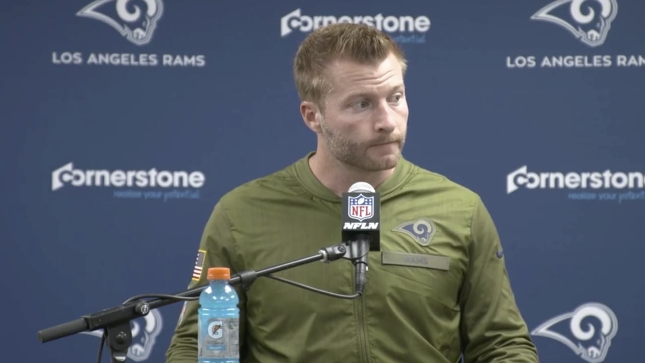 McVay talks about the penalties, the teams' response and how the Rams ...