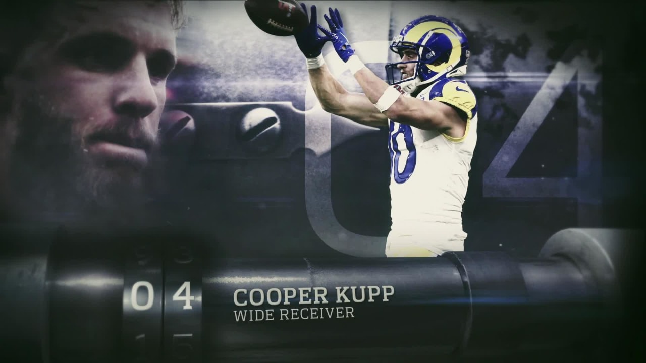 Los Angeles Rams wide receiver Cooper Kupp number 4 on NFL's Top 100 players list