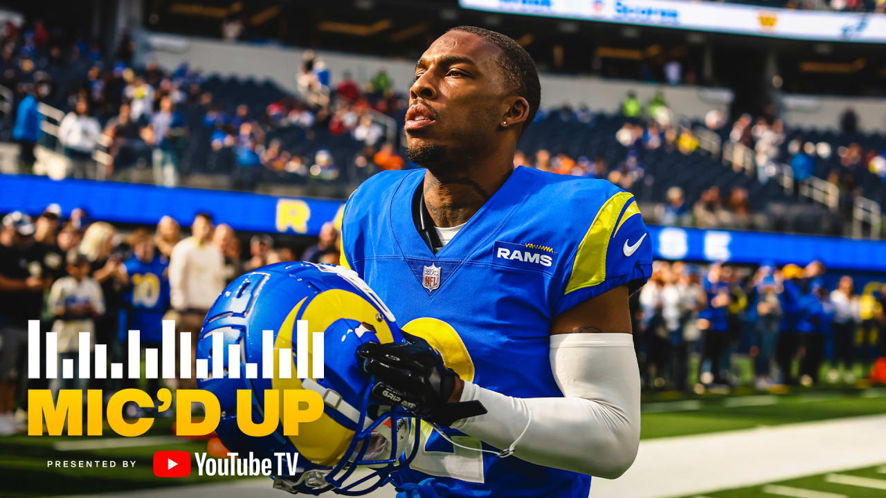 Los Angeles Rams Mic'd Up | Rams cornerback Troy Hill Mic'd Up against ...