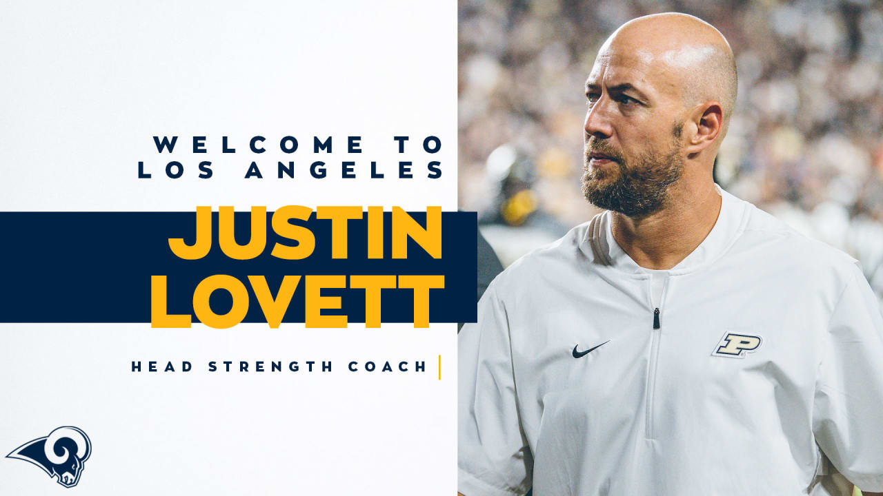 Justin Lovett joins Los Angeles Rams as new head strength coach
