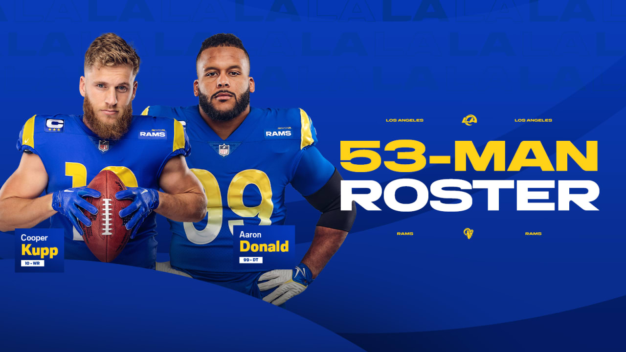 Rams announce initial 53-man roster for 2023 season