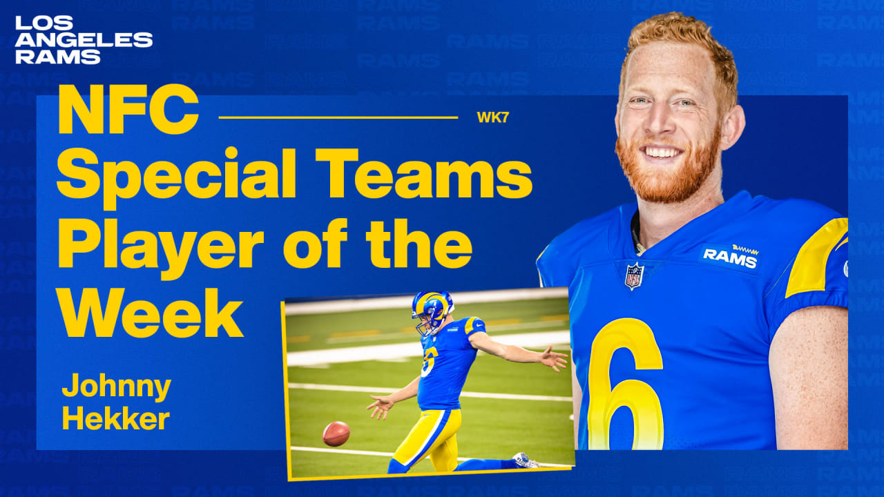 Johnny Hekker named Week 7 NFC Special Teams Player of the Week