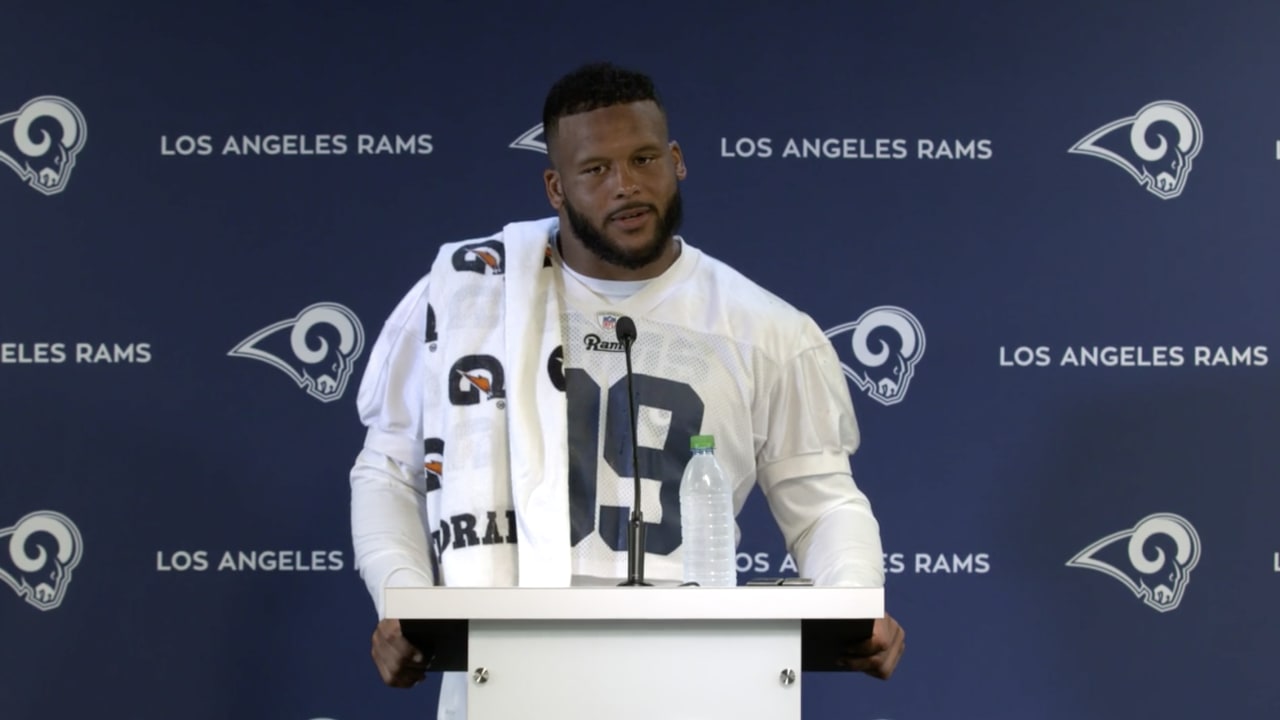 Donald: "We're just working, getting some good reps and getting ready ...