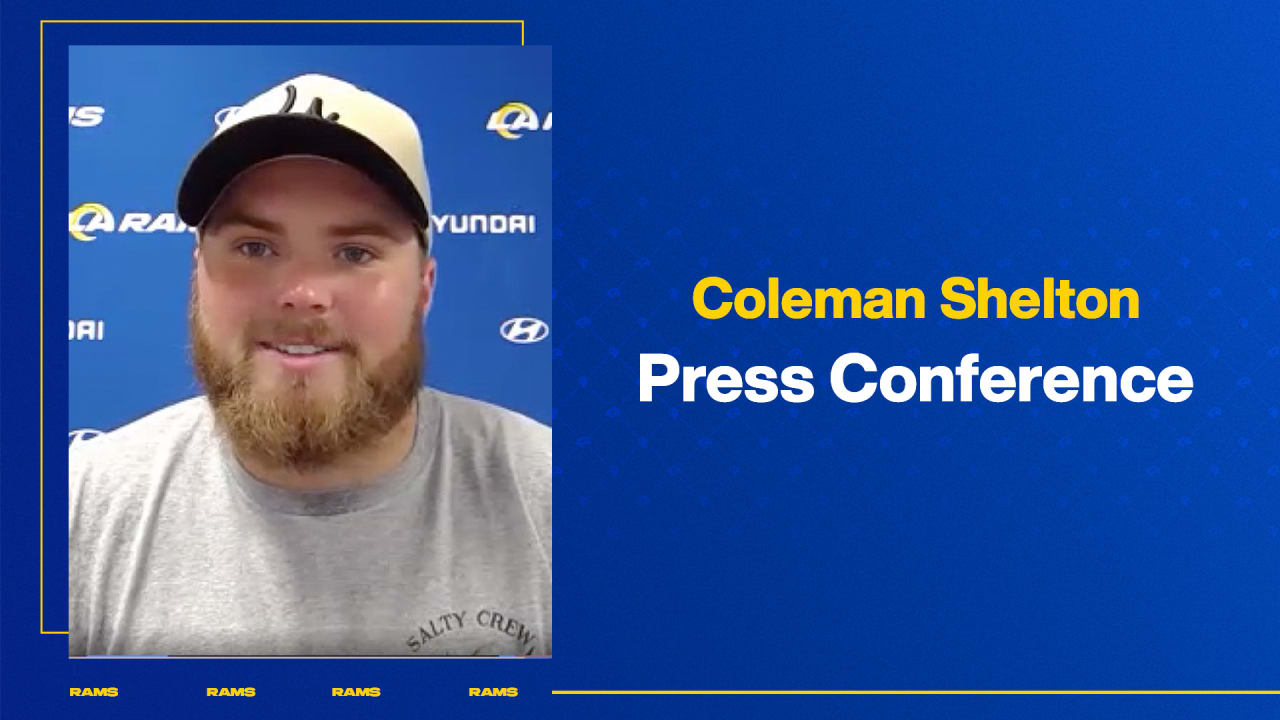 Rams offensive lineman Coleman Shelton on starting at center in wake of ...