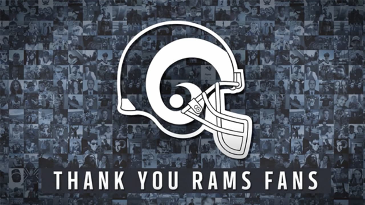 Thank You Rams Fans
