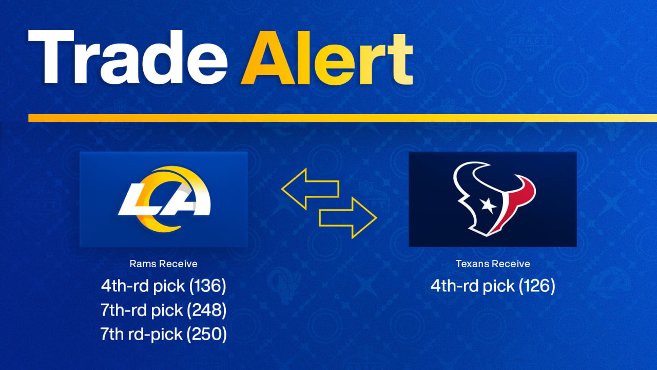 Rams trade 126th pick to Houston Texans