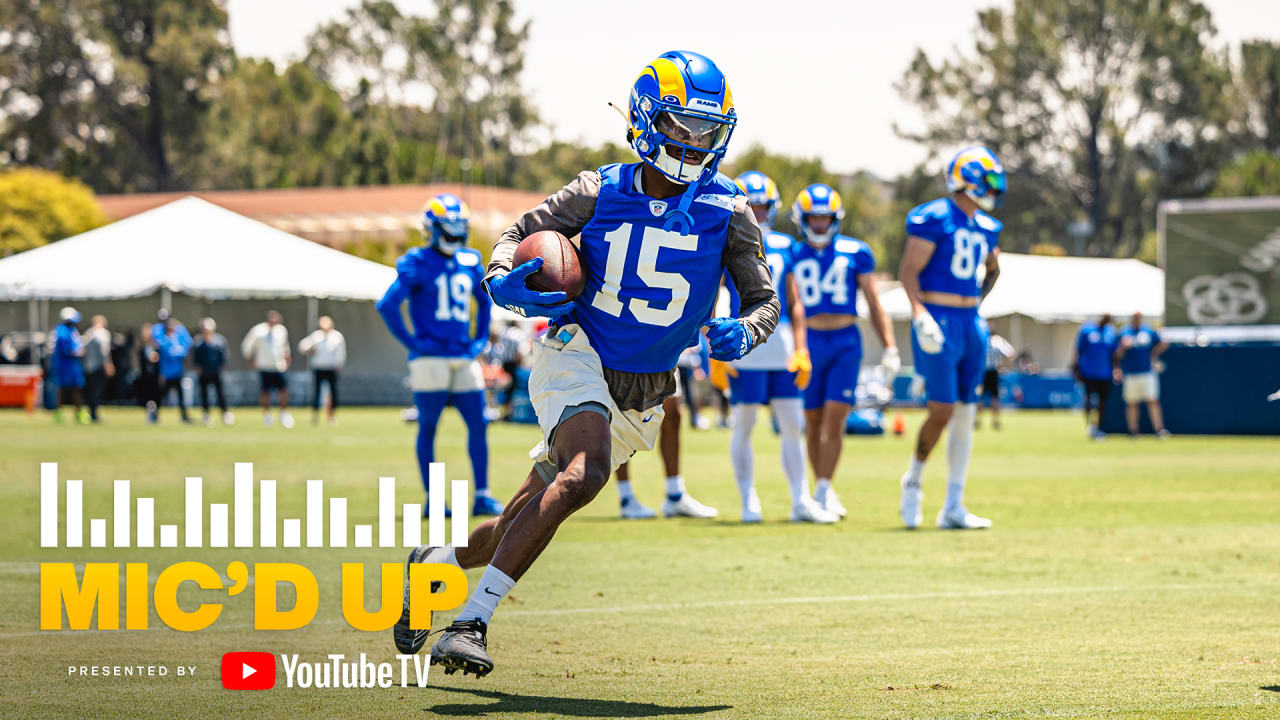Los Angeles Rams WR Tutu Atwell Mic'd Up At Training Camp