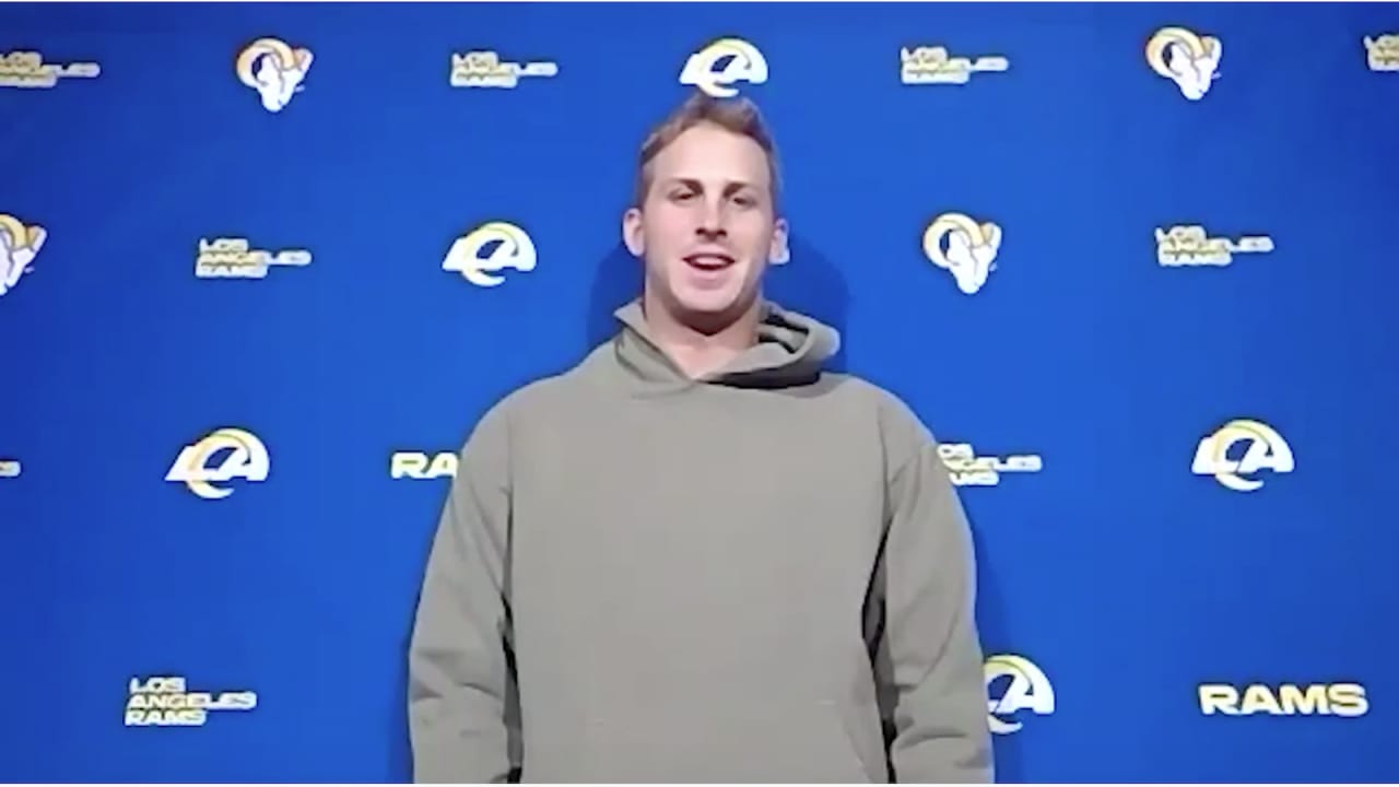 Jared Goff talks his and Tyler Higbee's performances against Eagles